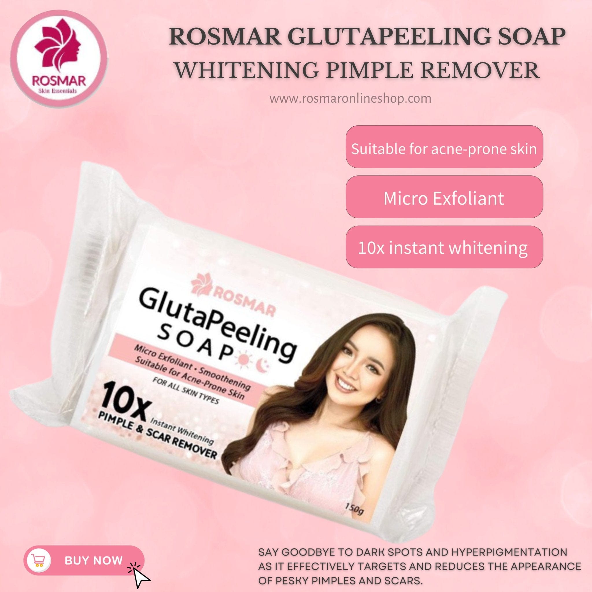 ROSMAR GLUTA PEELING SOAP – Rosmar Online Shop